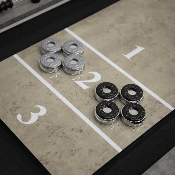 American Legend Stonebridge 9' LED Light Up Shuffleboard Table ...